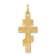 14K Yellow Gold Eastern Orthodox Cross Charm - 12S6CA