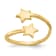 14K Yellow Gold Star Toe Ring - 1157KA