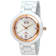 Oniss Women's Luxur Collection White Ceramic Bracelet Watch - 14BF3A