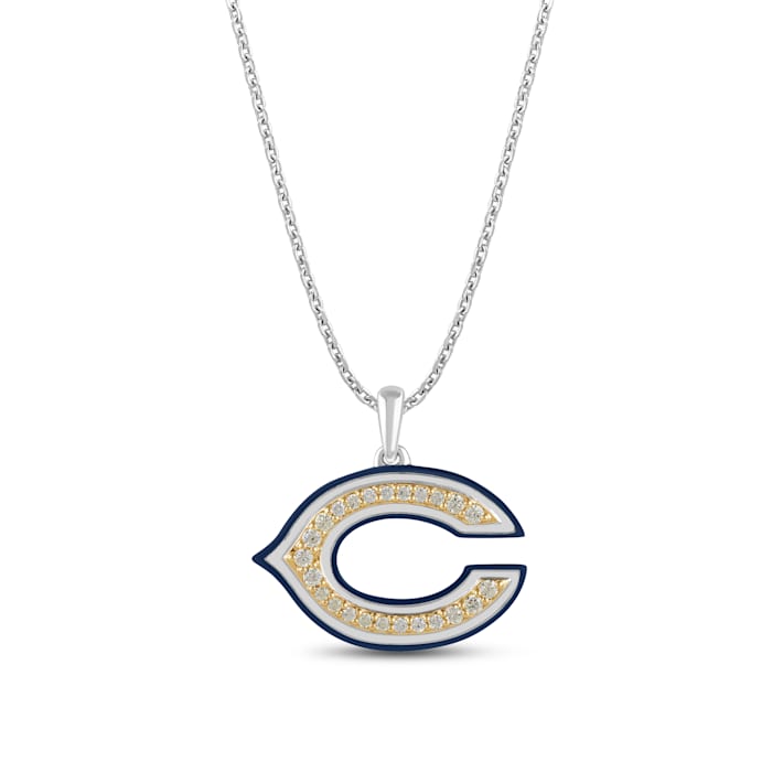 True Fans Chicago Bears Pendant With 18" Chain - 16Q6PA