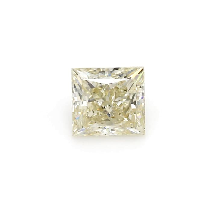 1.90ct Light Yellow Princess Cut Lab-Grown Diamond SI1 Clarity IGI ...