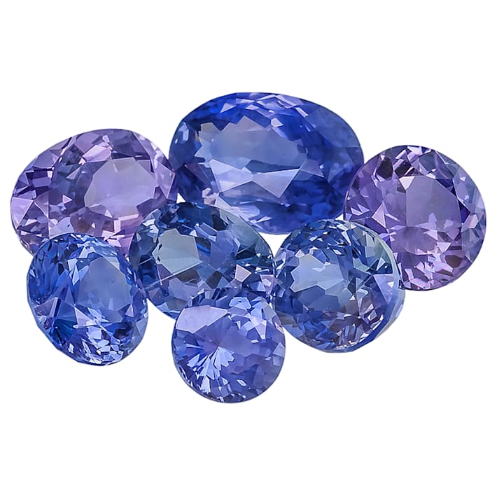 Sapphire Untreated Oval And Round Set 5.83ctw - XTP424