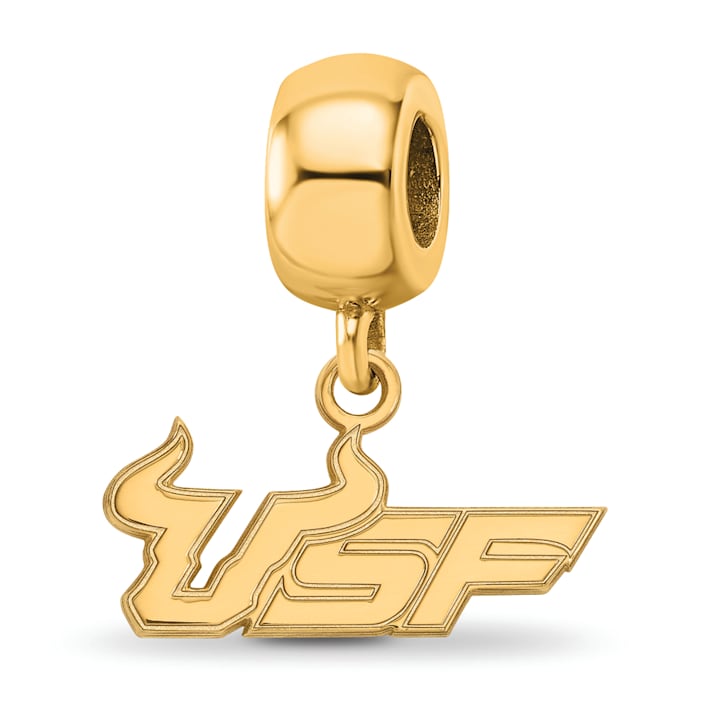 14K Yellow Gold Over Sterling Silver LogoArt University of South ...