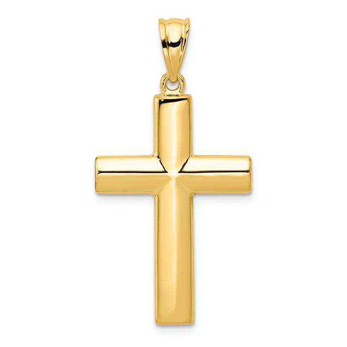 14k Yellow Gold Reversible Cross Pendant - 145VYA