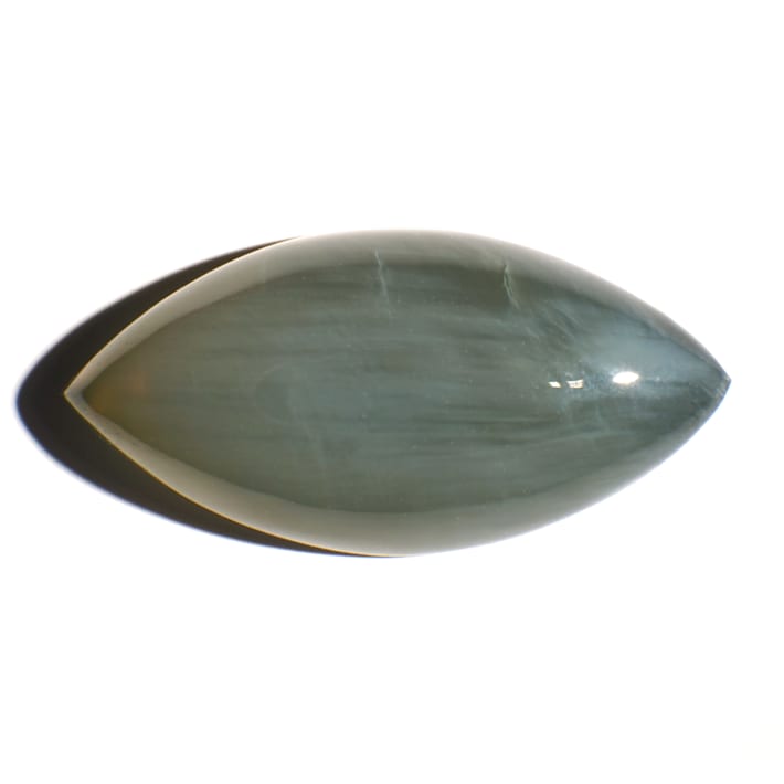 Nephrite Jade Cat's Eye 14.05x7.02mm Marquise Cabochon 2.25ct - 12ZHZA