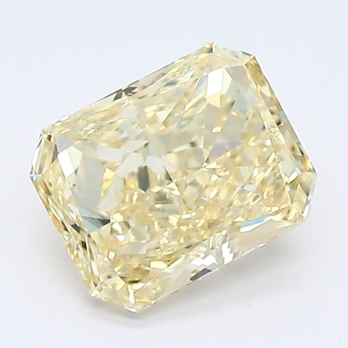 1.24ct Yellow Radiant Cut Lab-Grown Diamond SI1 Clarity IGI Certified - 1305VA