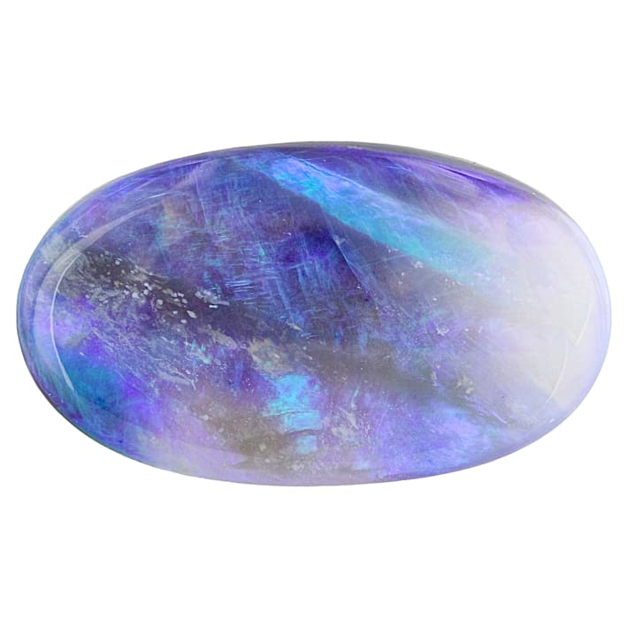 Australian Black Opal 15x9mm Oval Cabochon 2.79ct - 1WVP3A
