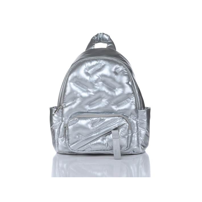 GO Dash Dot Mini Maya Backpack Handbag in Silver - 1C9ZBA