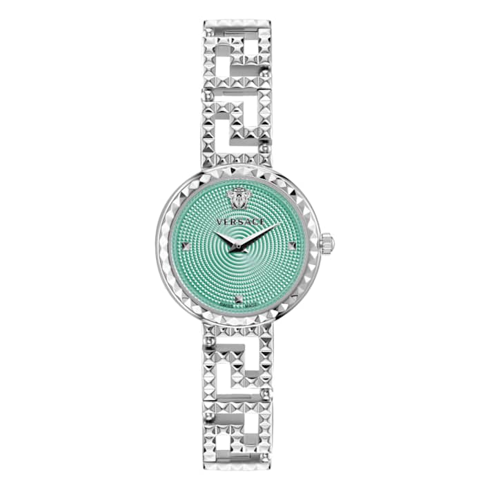 Greca Goddess Light Blue Dial Stainless Steel Bracelet Watch - 13B2VA