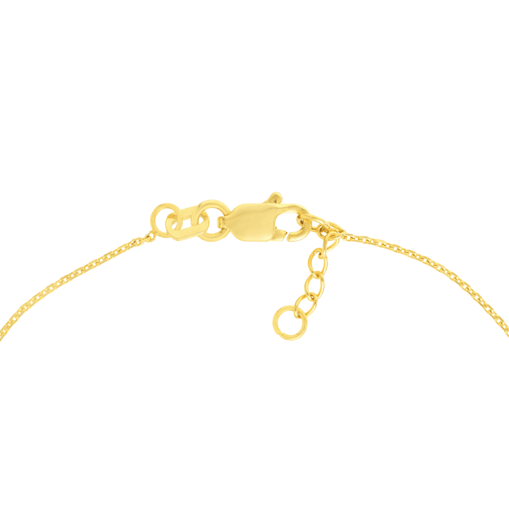 14K Solid Yellow Gold Circle Bracelet - 1B5VCC