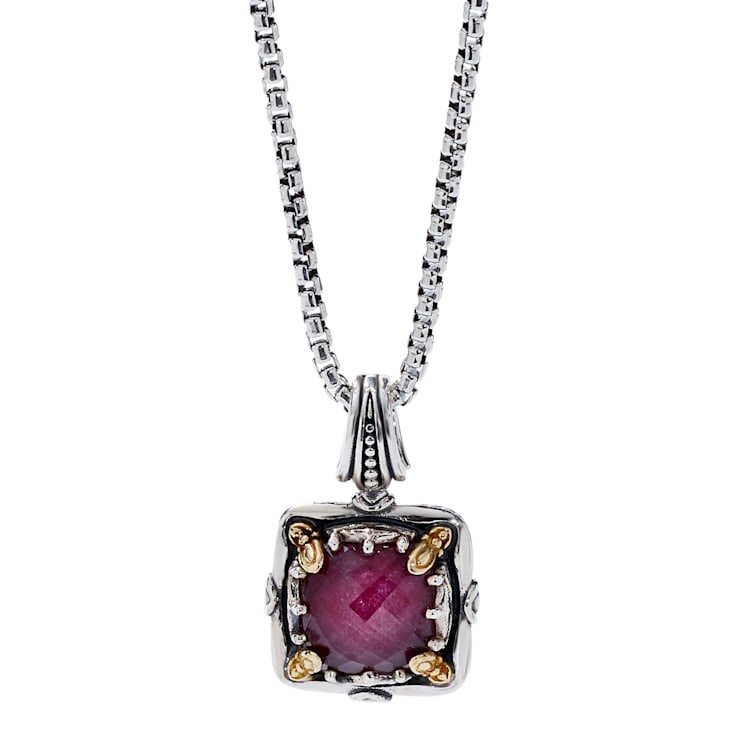 ruby necklace pandora