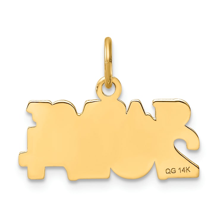 14K Yellow Gold Polished CLASS OF 2024 Charm - 12303A