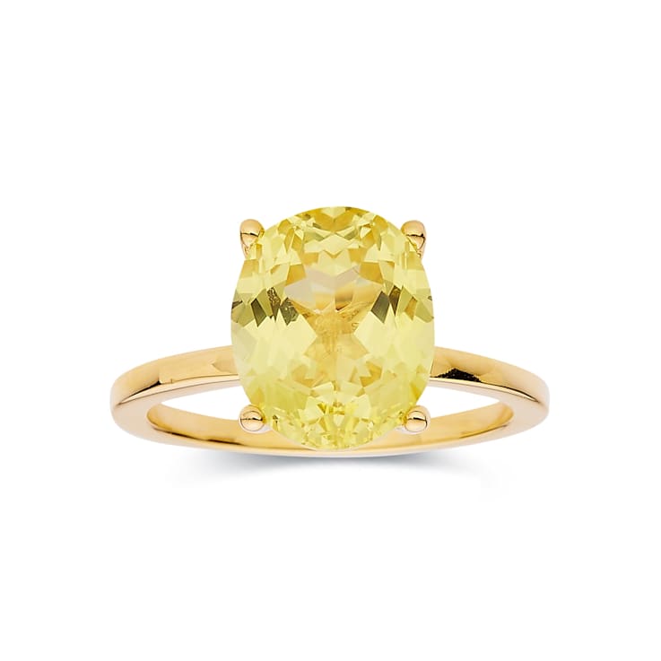 Lab created yellow sapphire ring store