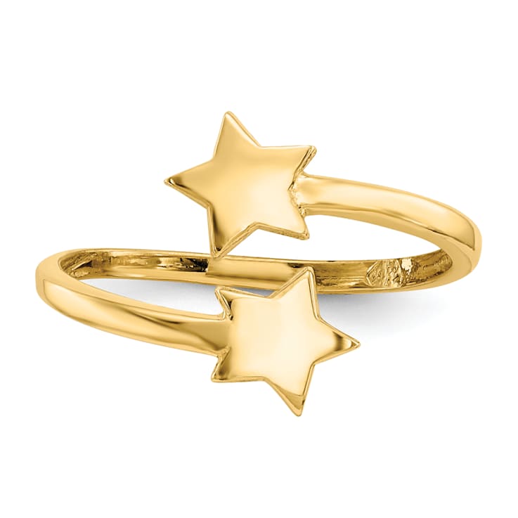 14K Yellow Gold Star Toe Ring - 1157KA