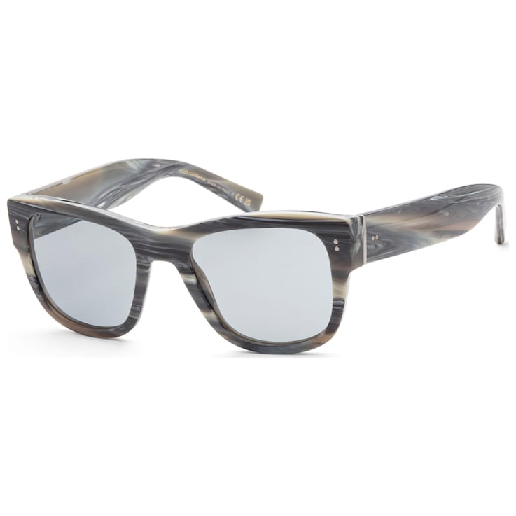Dolce & Gabbana Men's Fashion 52mm Gray Horn Sunglasses|DG4338-339087 ...