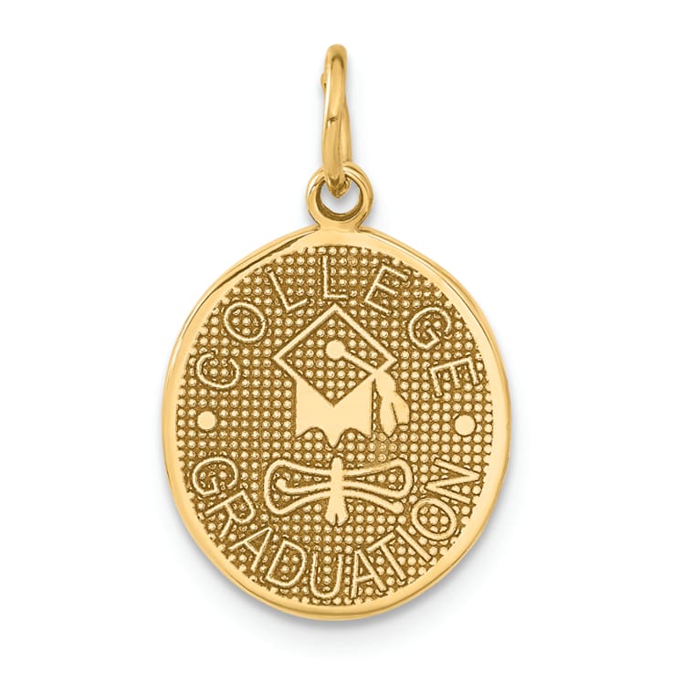 14K Yellow Gold COLLEGE GRADUATION Charm - 123MRA