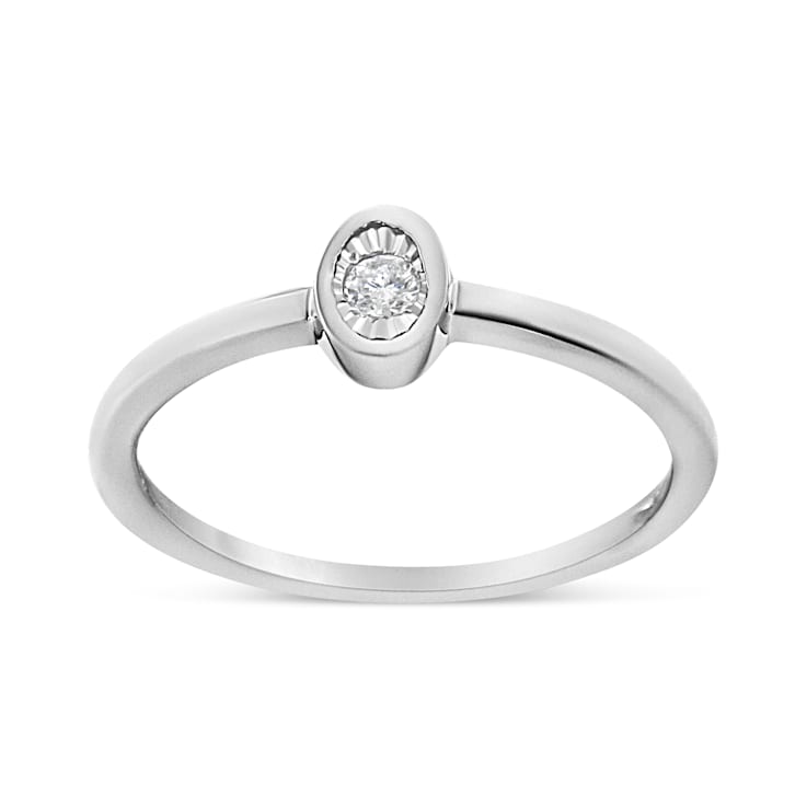 Single diamond promise ring store